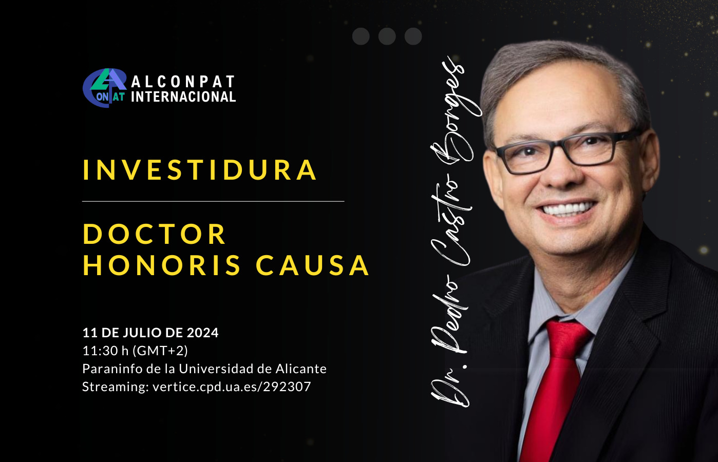 Ceremonia de Doctor Honoris Causa a Dr. Pedro Castro Borges - Noticias